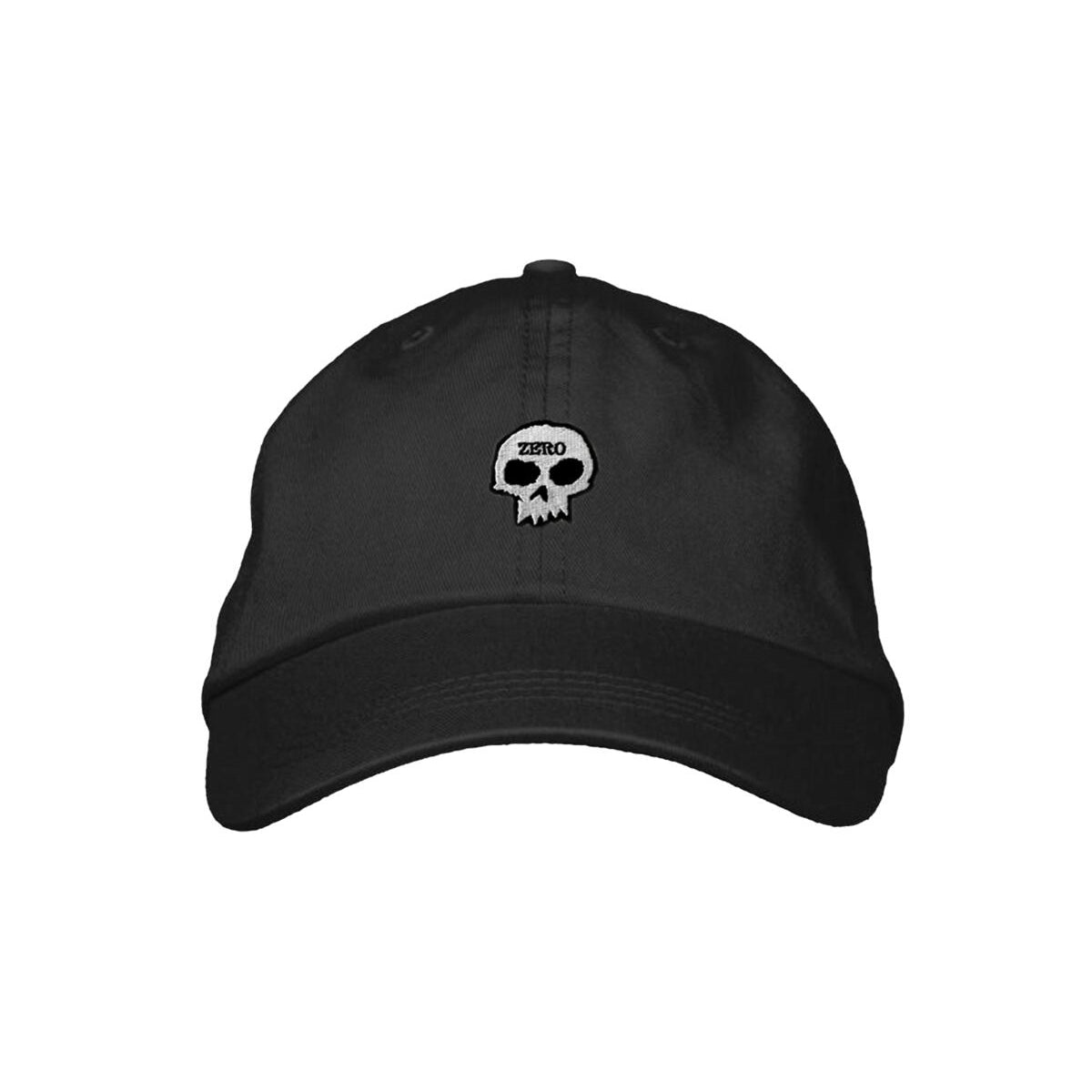 Zero Single Skull Dad Black/White Strapback Hat – Long Beach Skate Co
