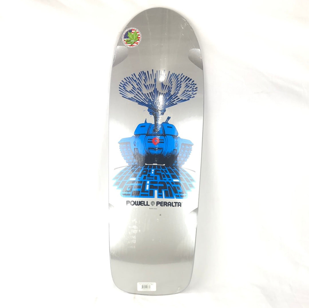 Powell Peralta Alan Gelfand Tank Silver 10'' Re-issue Skateboard Deck ...