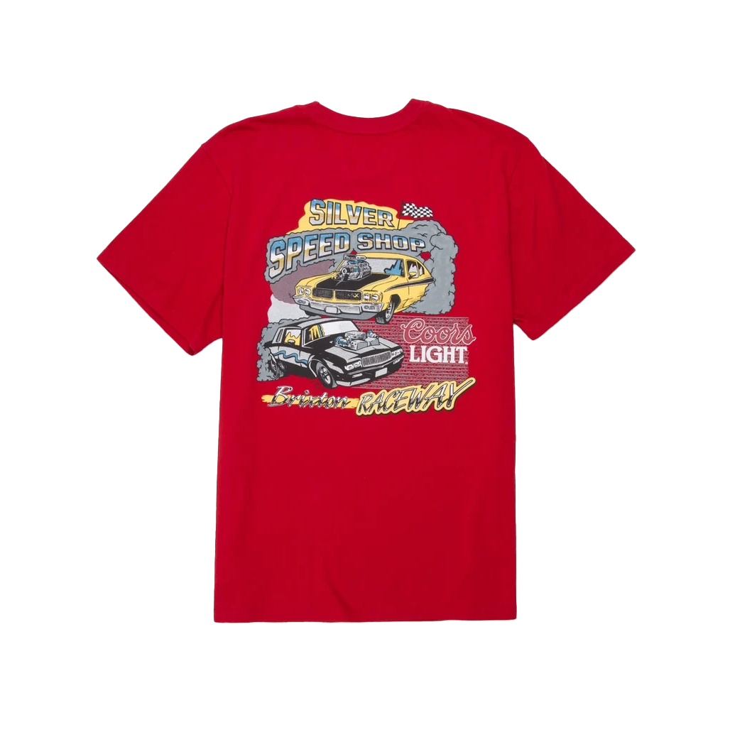 Brixton X Coors Light Raceway Coors Red Standard S/s Shirt – Long Beach ...