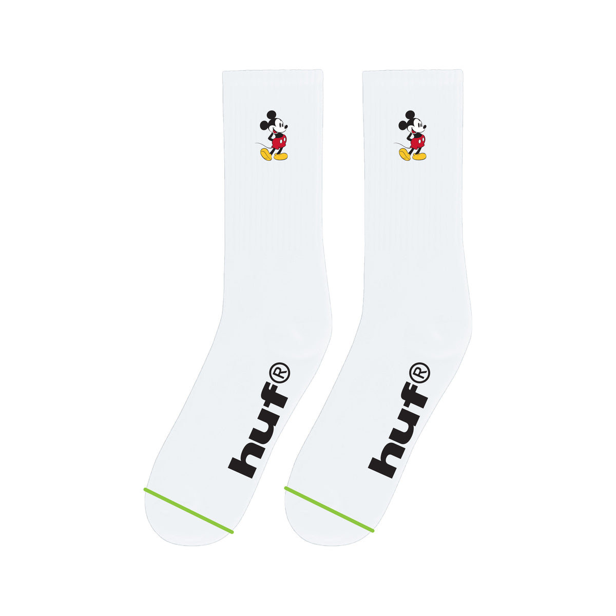Huf X Mickey Mouse Classic White Socks – Long Beach Skate Co
