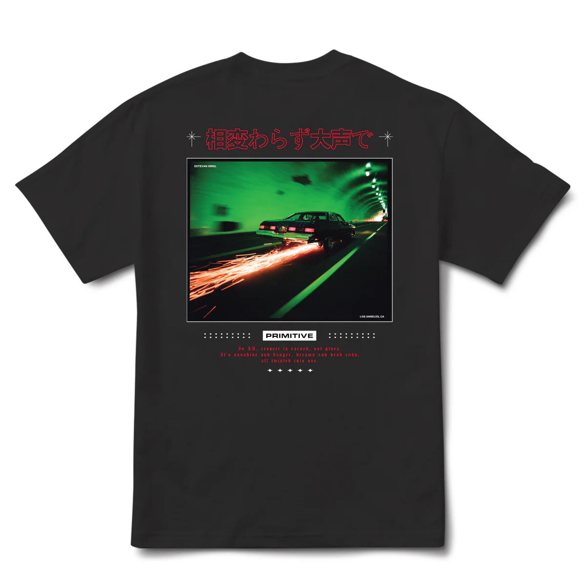 Primitive Scrape Black Heavyweight S/s Shirt – Long Beach Skate Co