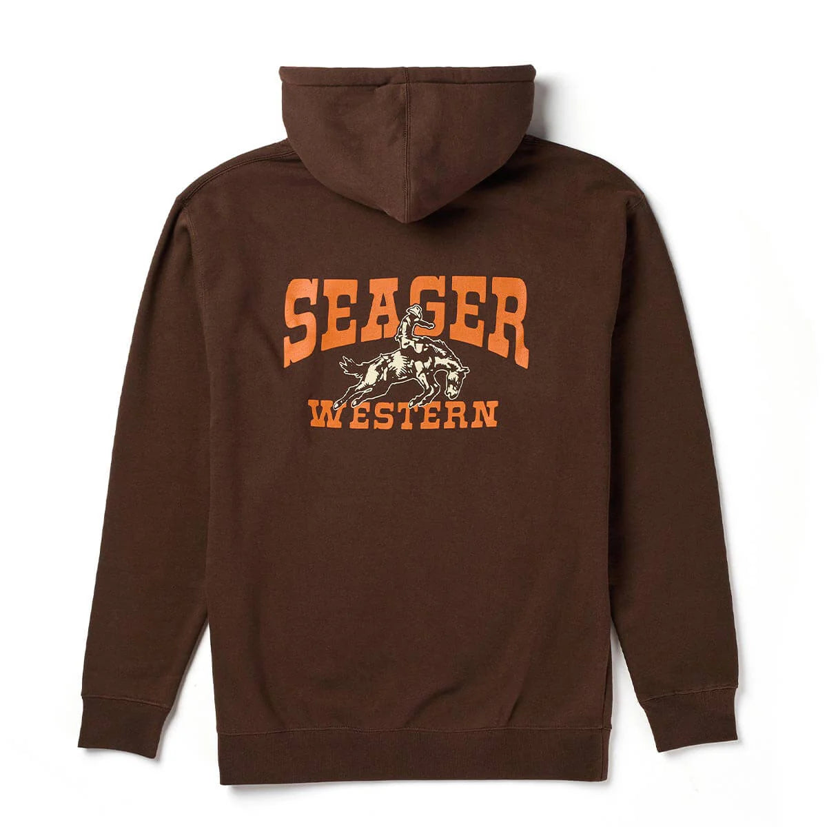 Seager Rodeo Brown Hooded Sweatshirt – Long Beach Skate Co