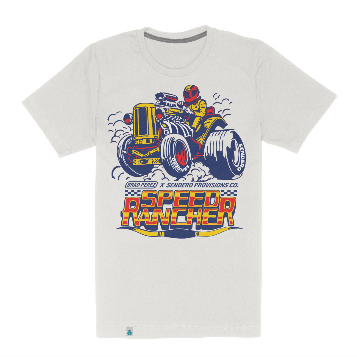 Sendero X Brad Perez Speed Rancher Vintage White S/s Shirt – Long Beach ...