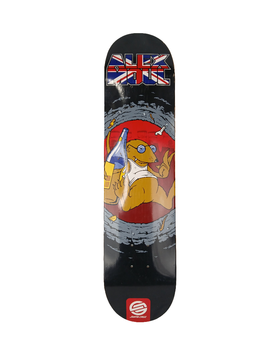 Santa Cruz Alex Moul Mole Man Black Brown Red Multicolor 7.625" Vintag ...