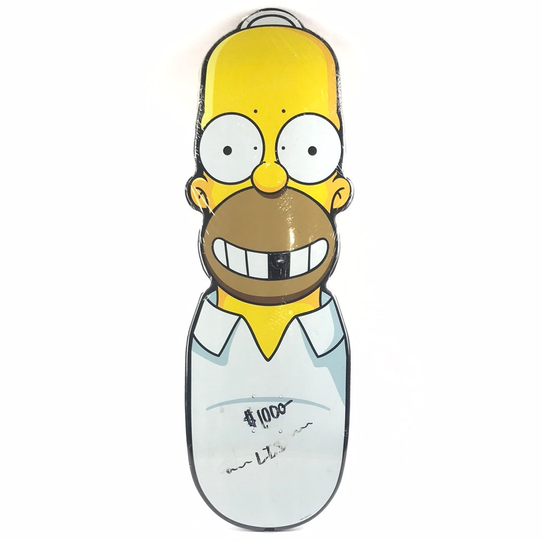 Santa Cruz Simpsons Homer Face Black 10.1'' Skateboard Deck 2012 Relea ...