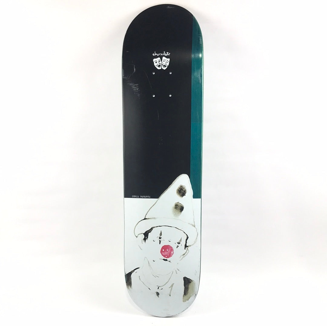 Chocolate Chris Roberts Pagliacci Clown Black/White 8" Skateboard Deck ...