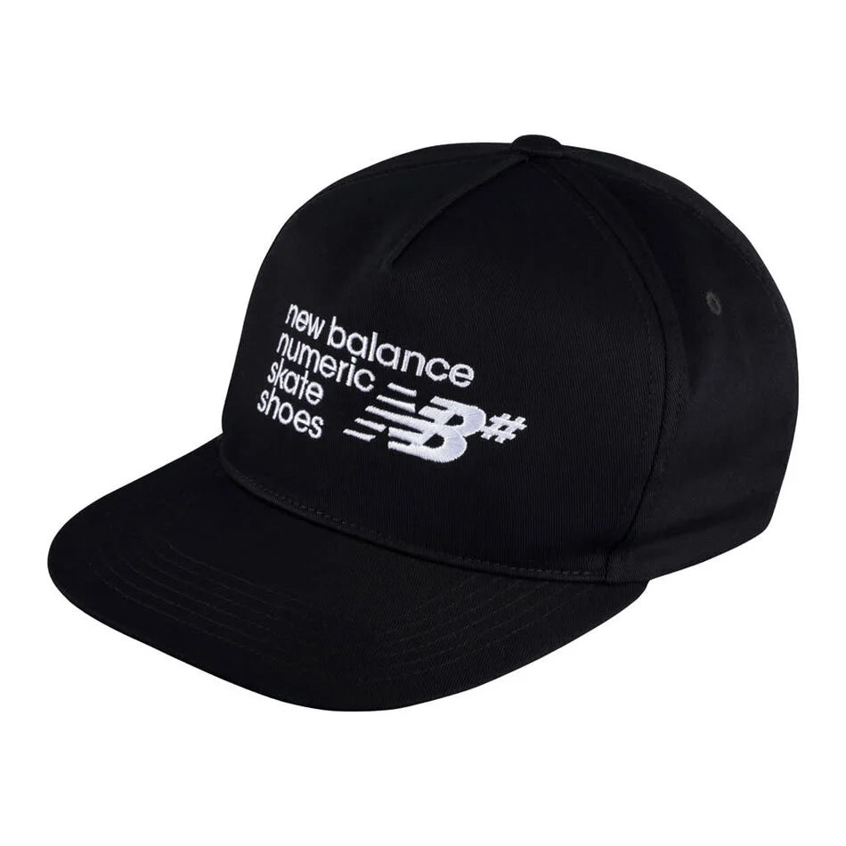 New Balance Numeric 5 Panel Black Snapback Hat – Long Beach Skate Co