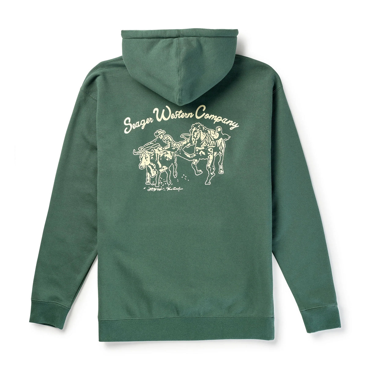 Seager Los Rios Hoodie Green Hooded Sweatshirt – Long Beach Skate Co