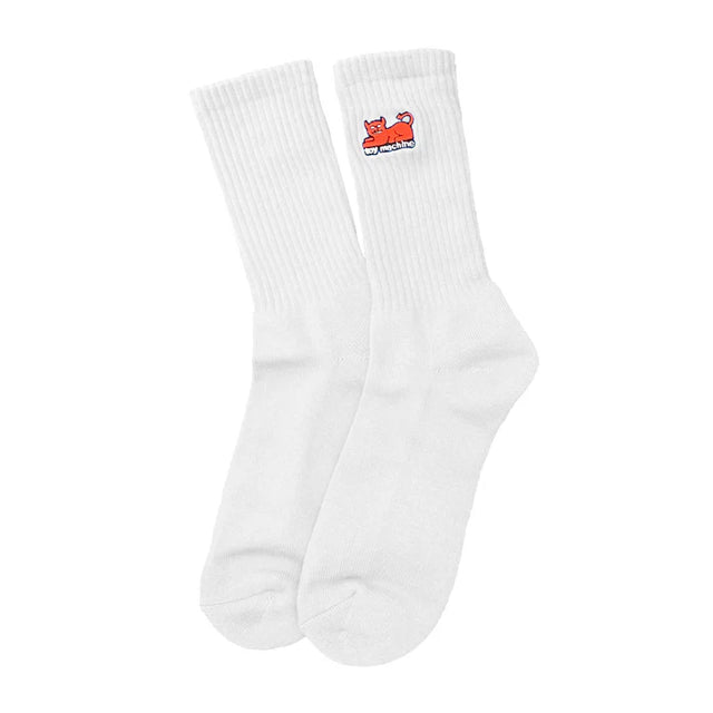 Toy Machine Devil Cat White Socks – Long Beach Skate Co