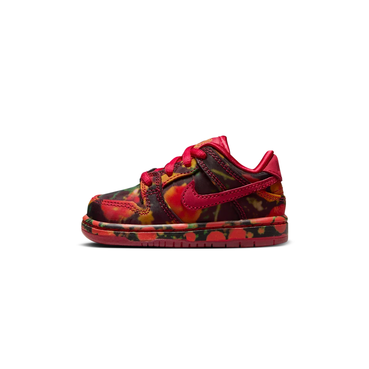 Nike SB Dunk Low Gym Red/University Red/Multi Toddler Shoes * – Long ...